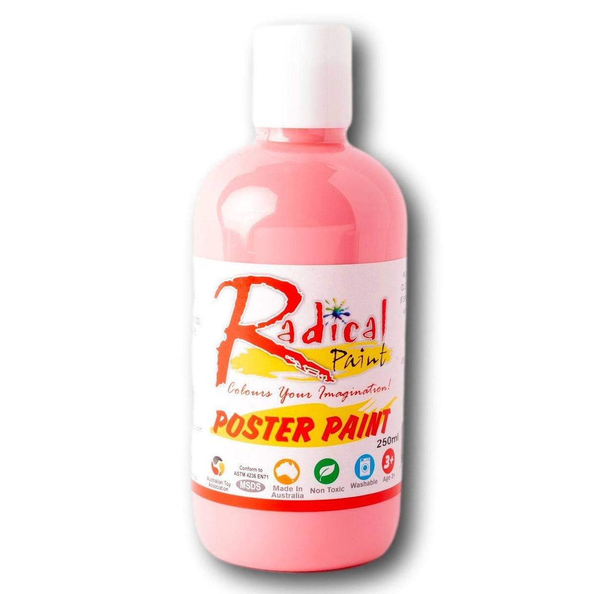 Radical Poster Paint Pink 250ml – Melbourne Arts & Crafts