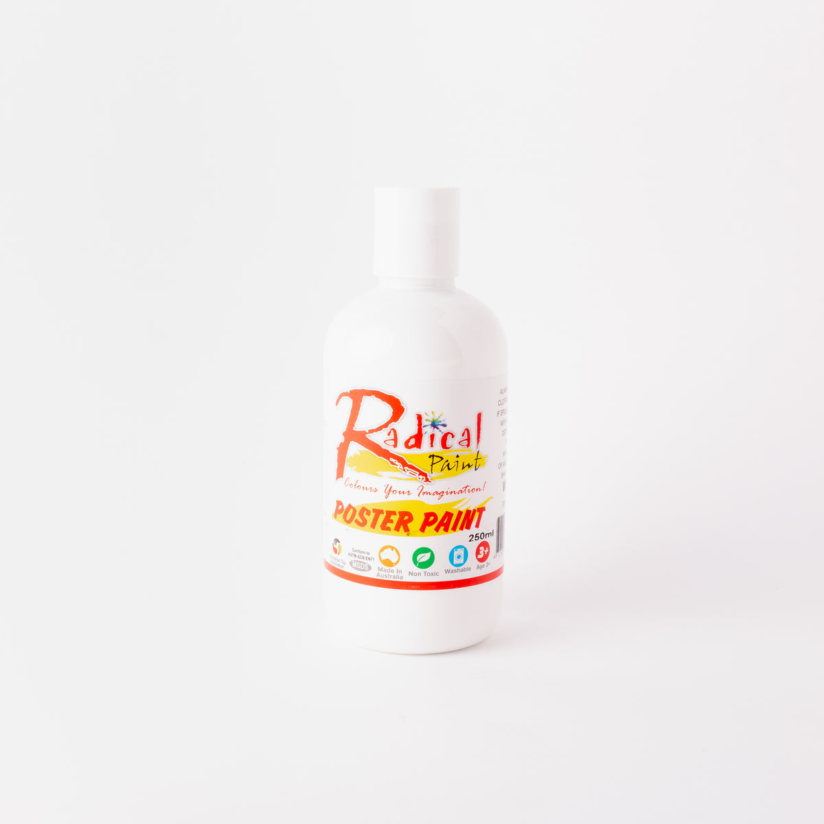 Radical Poster Paint White 250ml – Melbourne Arts & Crafts