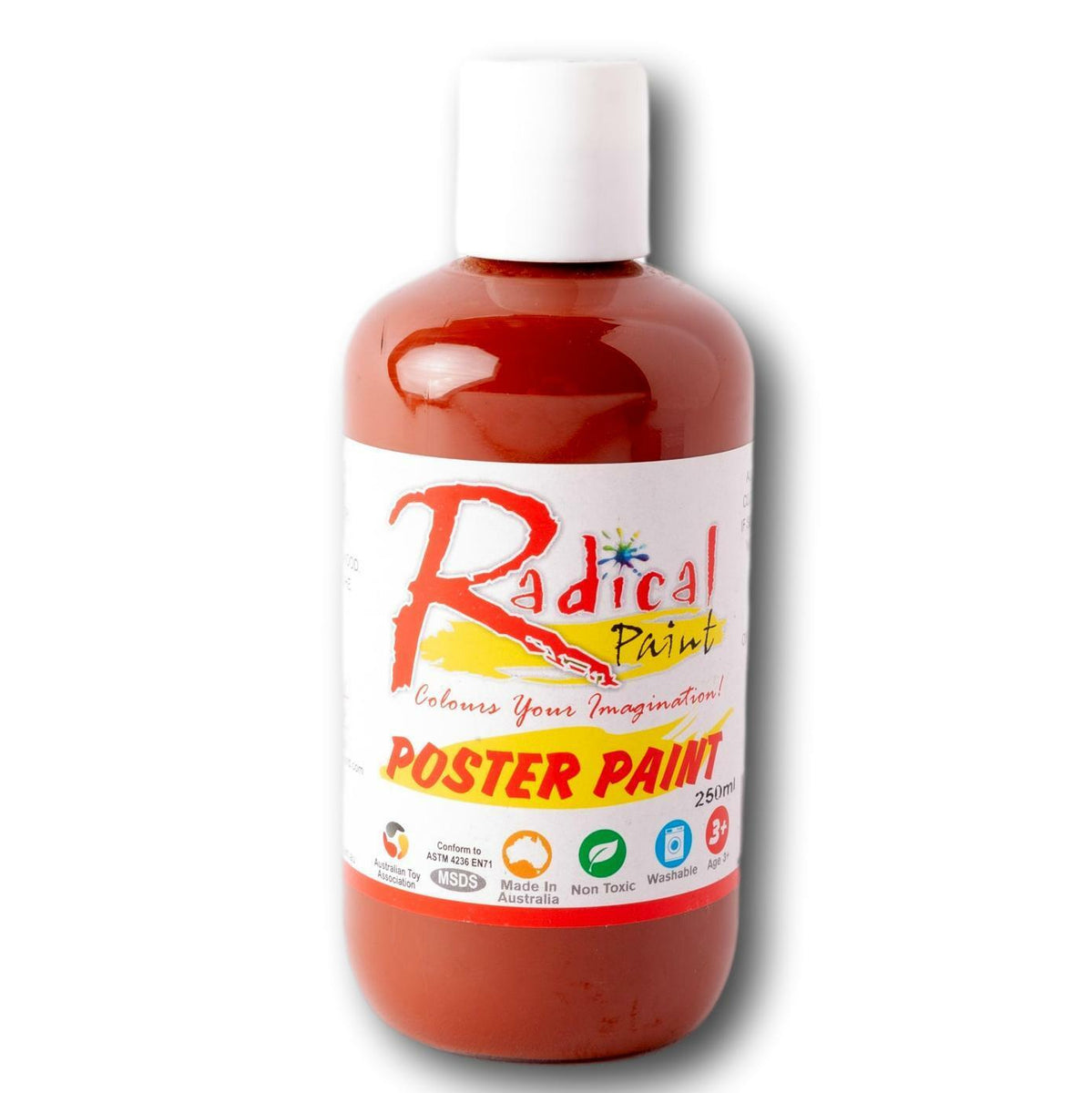 Radical Poster Paint Brown 250ml – Melbourne Arts & Crafts