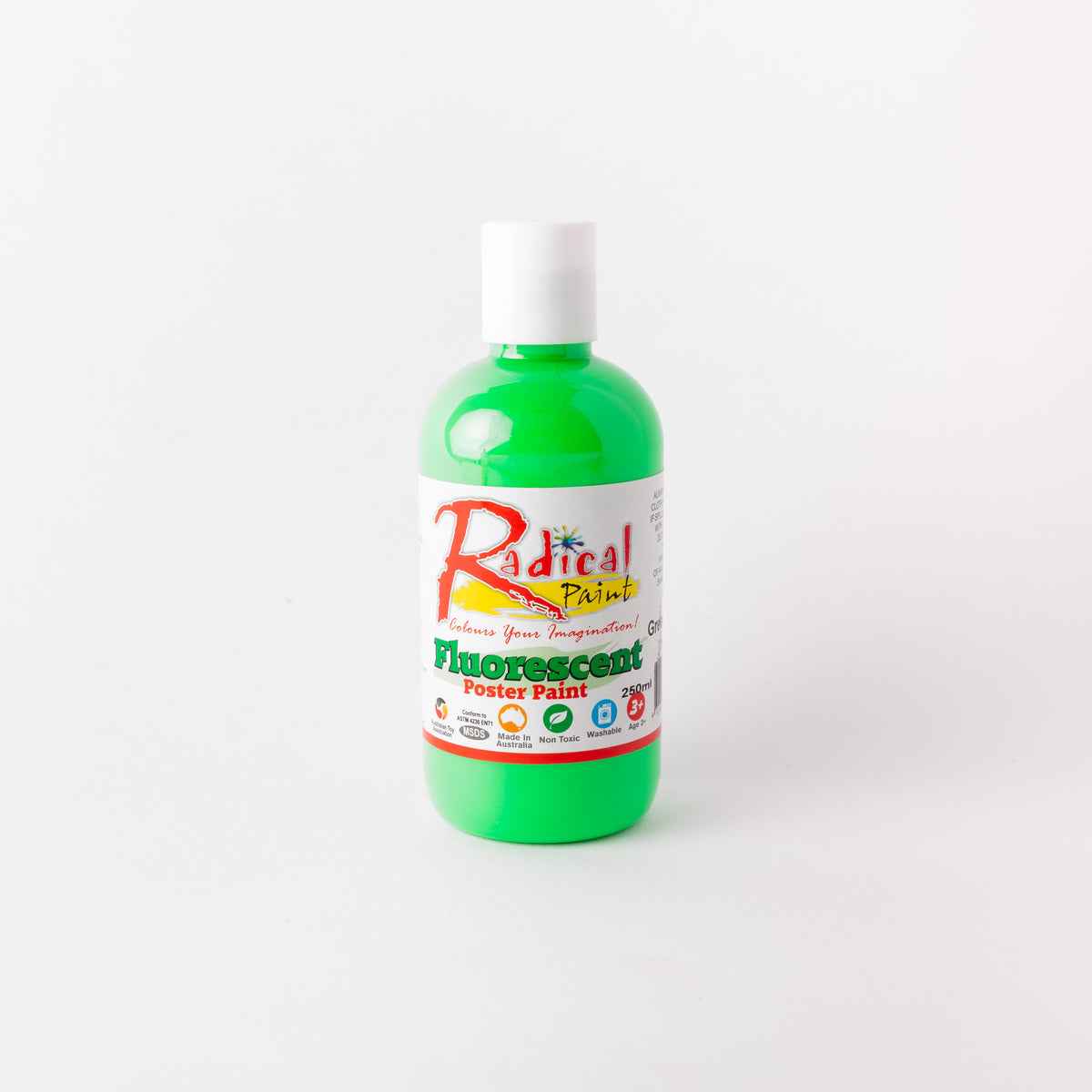 Radical Fluoro Poster Paint Green 250ml – Melbourne Arts & Crafts