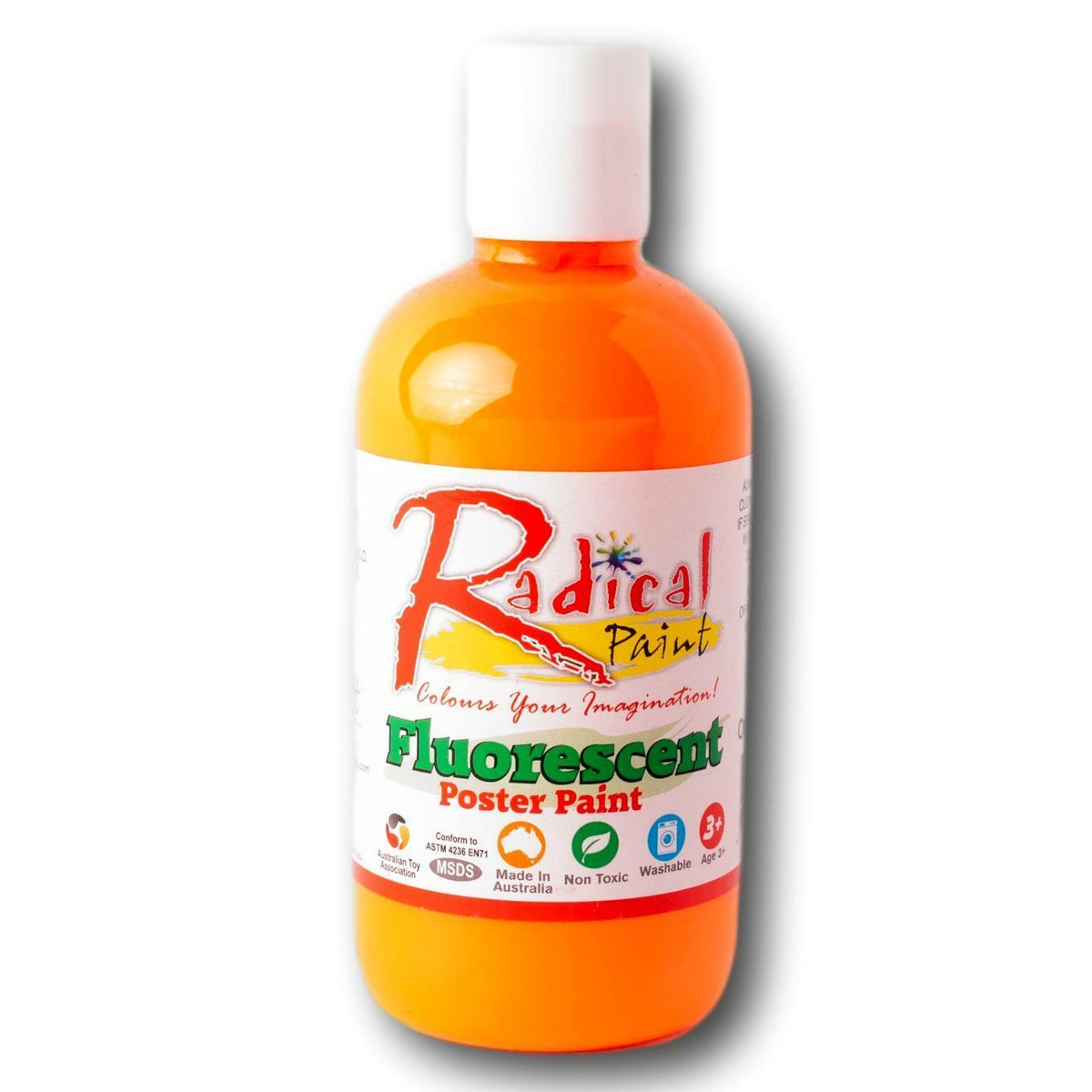 Radical Fluoro Poster Paint Orange 250ml – Melbourne Arts & Crafts