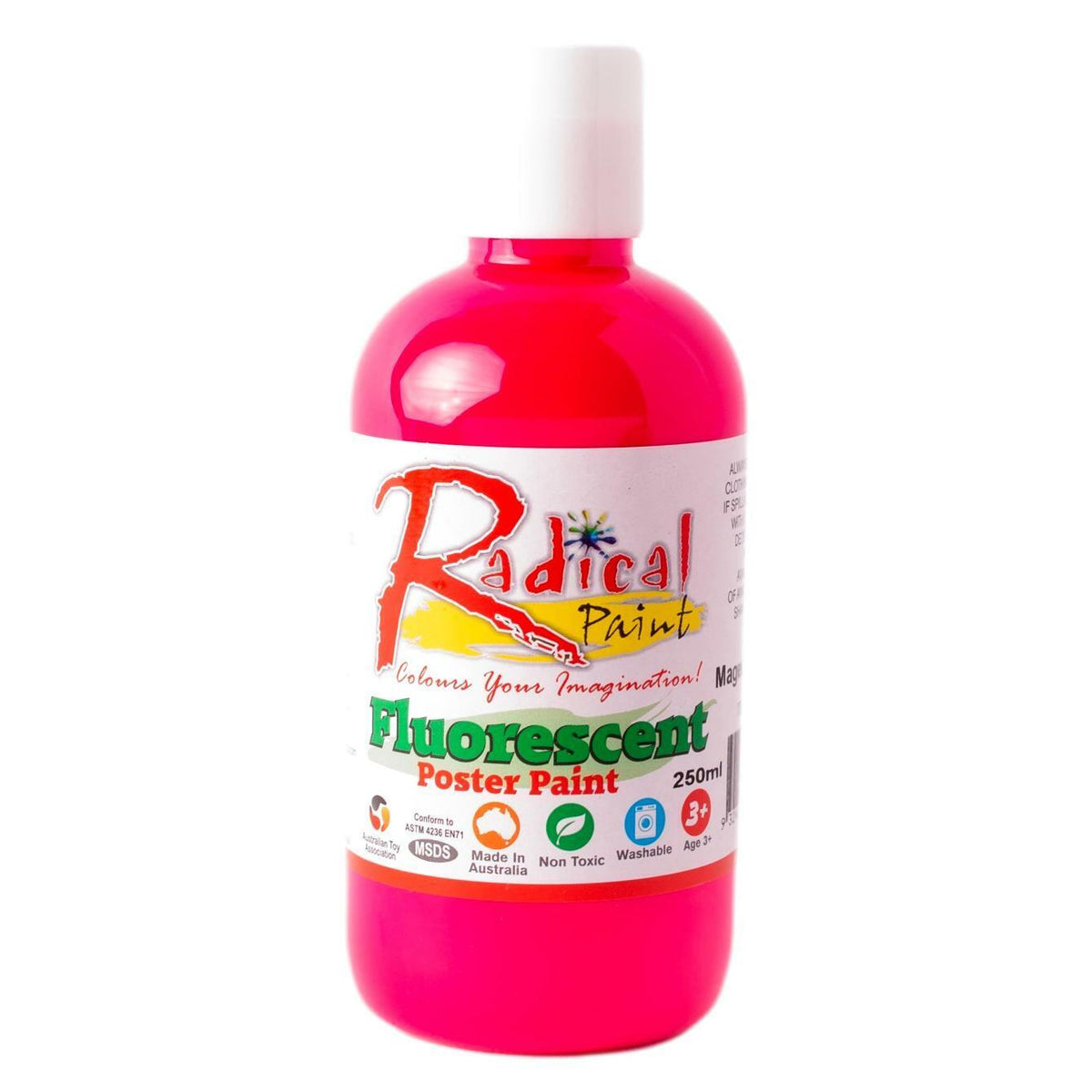 Radical Fluoro Poster Paint Magenta 250ml – Melbourne Arts & Crafts