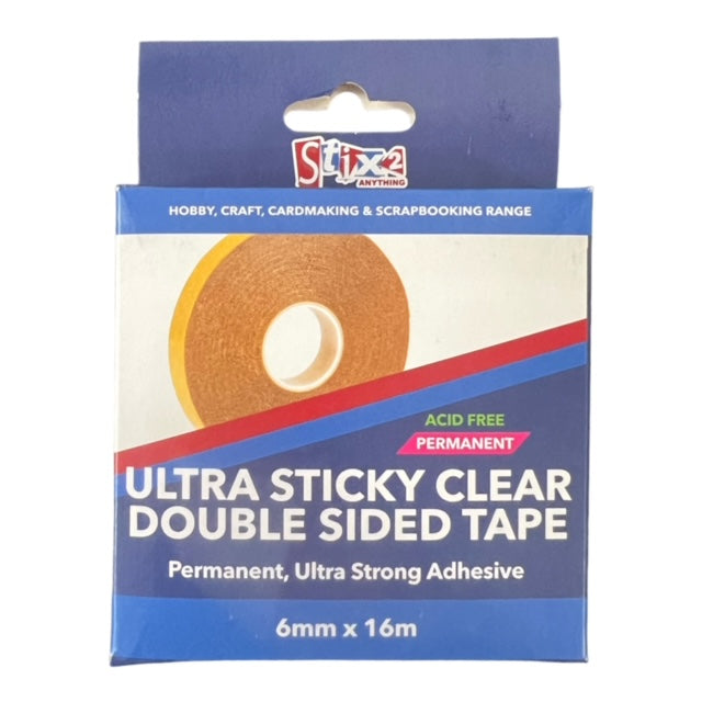 Stix2Anything Ultra Sticky Tape D/S 6mmx16m – Melbourne Arts & Crafts