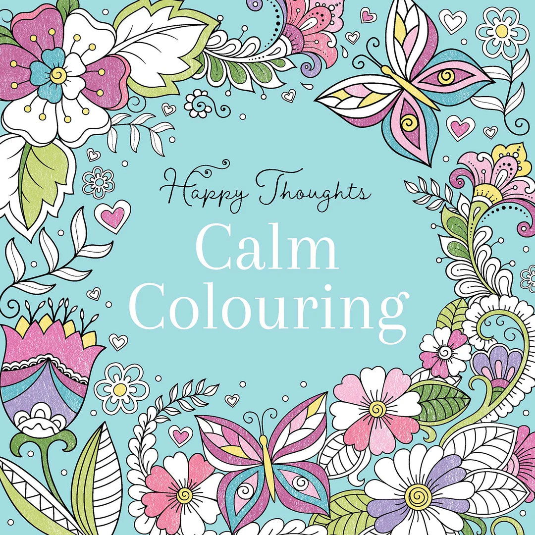 Mindful Poster Art - Happy Thoughts Calm Colouring – Melbourne Arts ...