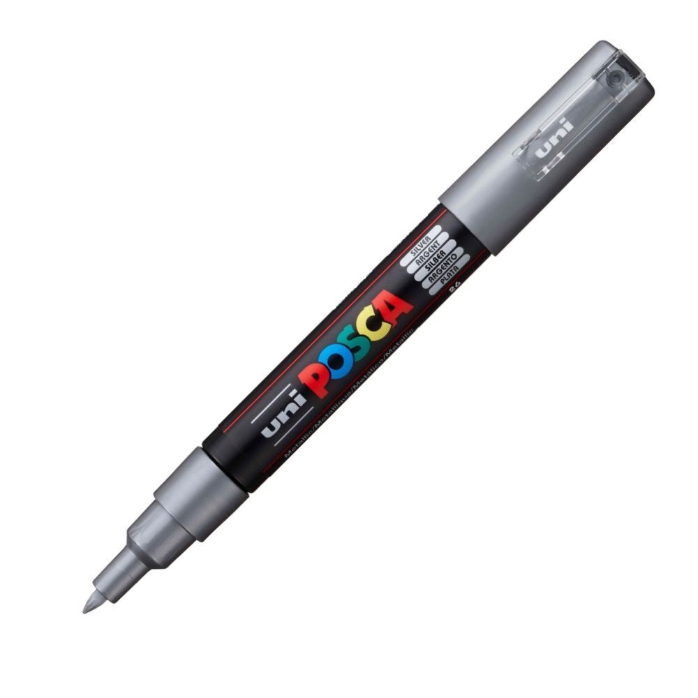 POSCA PC 1M Paint Marker Silver – Melbourne Arts & Crafts
