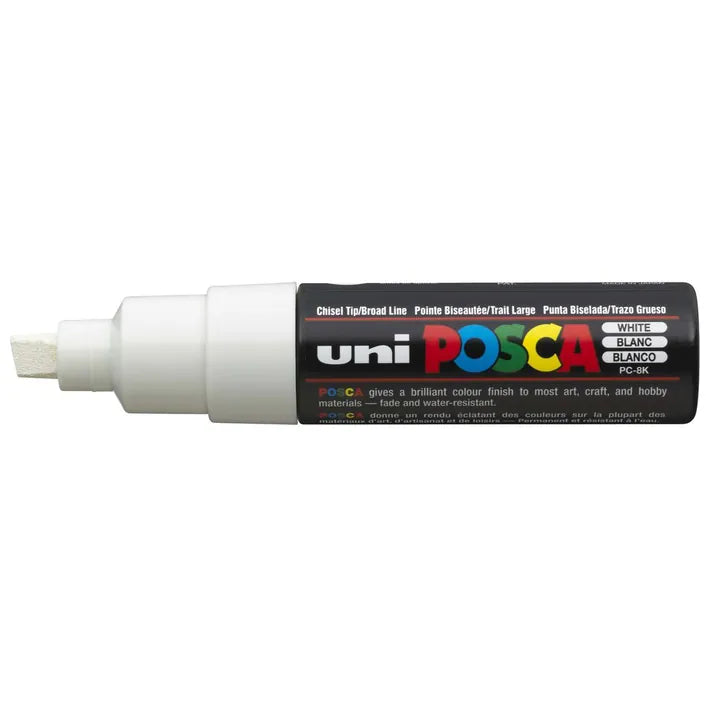 POSCA PC 8K Paint Marker White – Melbourne Arts & Crafts
